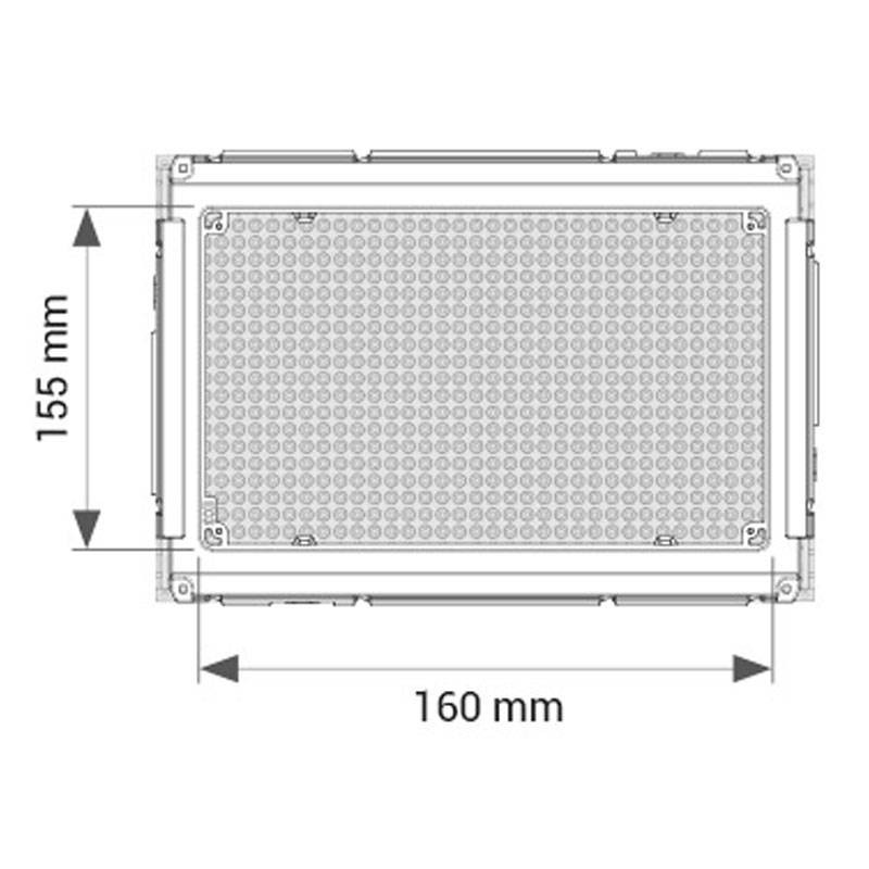 Recessed box Teco Tecofix for manifolds TXA02