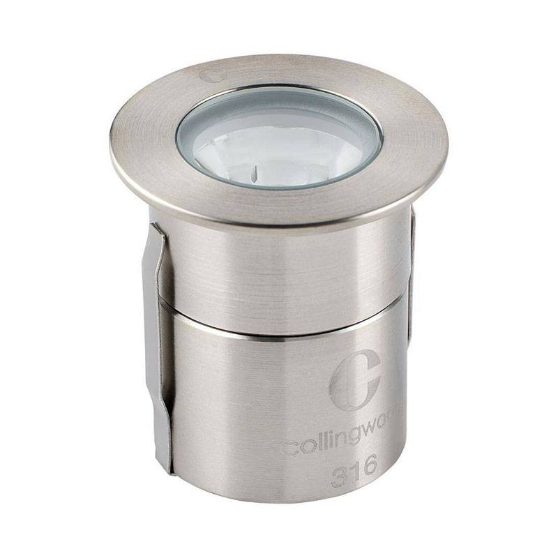Round recessed floor spotlight Nobile 2W 4000K IP68 stainless steel