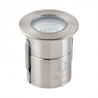 Round recessed floor spotlight Nobile 2W 4000K IP68 stainless steel