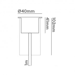 Round recessed floor spotlight Nobile 2W 4000K IP68 stainless steel