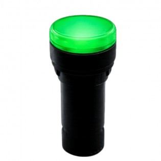 Lampe monobloc à LED Chint ND16-22DS4 verte 24V 592845