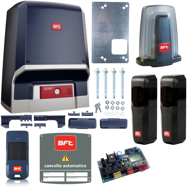 BFT Ares Ultra BT B1000 24V sliding gate kit